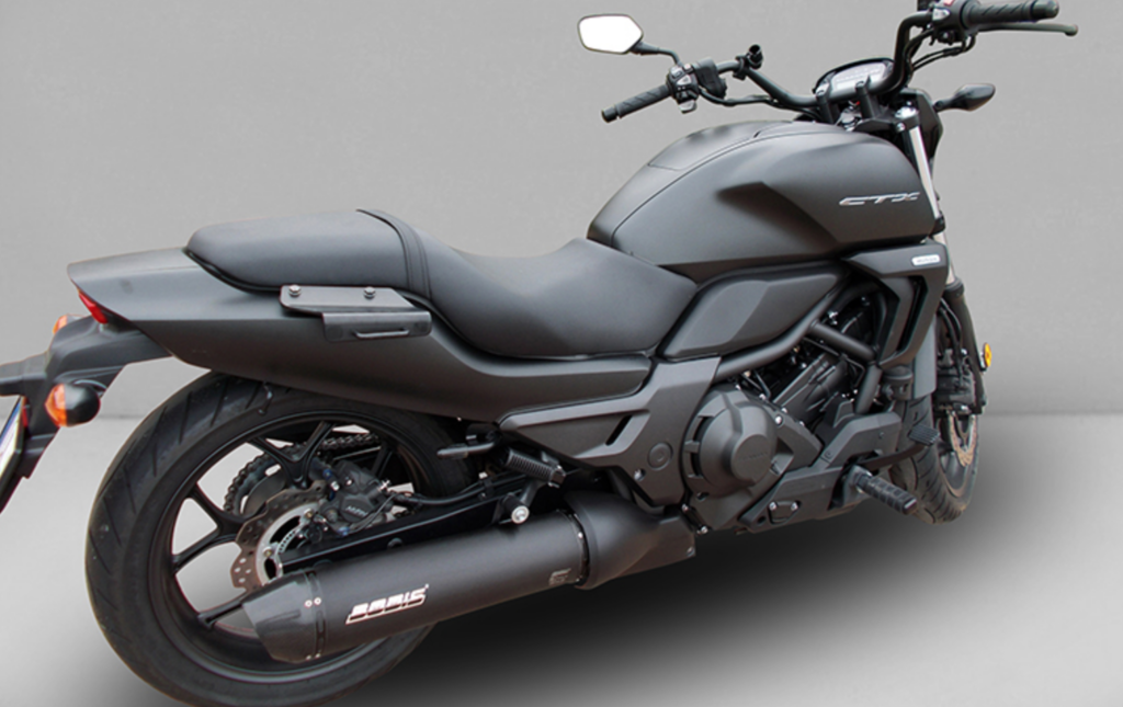 Oval Black Edition Silencer Slip-on for Honda CTX 700 - GP Racing