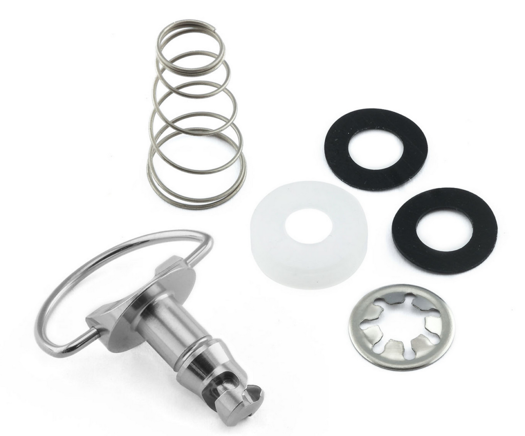 Titanium or Stainless Steele Dzus Quick Release D-Ring 17mm - GP Racing