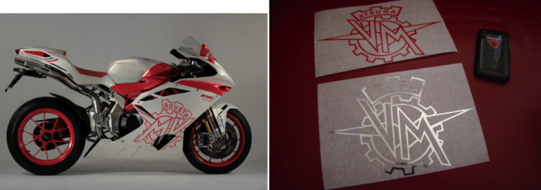 MV Agusta Logo Large for Fairings - GP Racing
