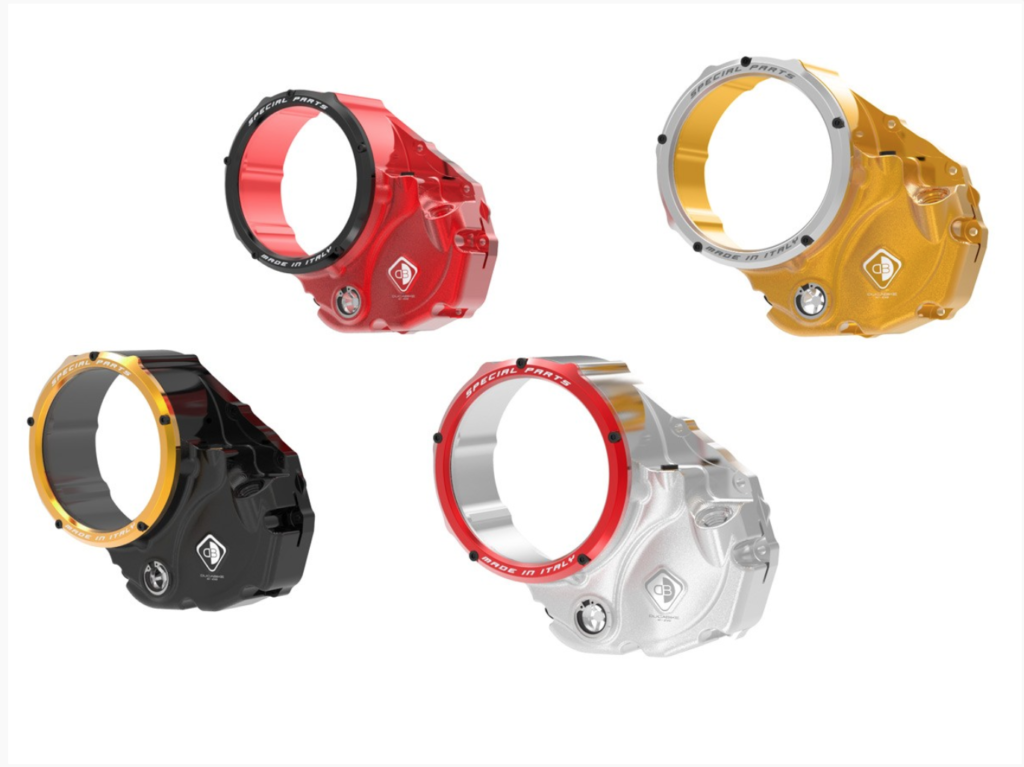 Clear Clutch Cover Oil Bath by Ducabike - GP Racing