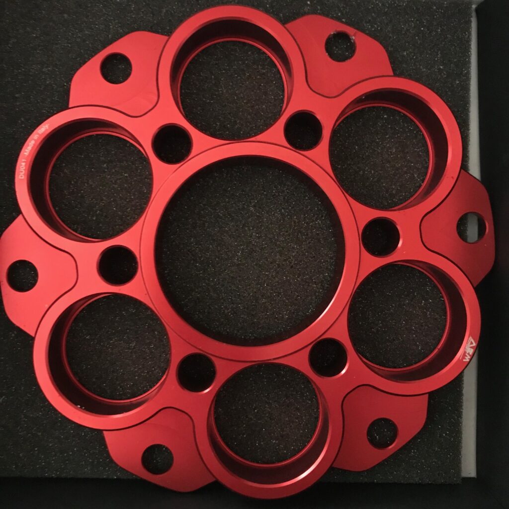 ALUMINUM 6 HOLE QUICK CHANGE SPROCKET CARRIER by AEM Factory - GP Racing