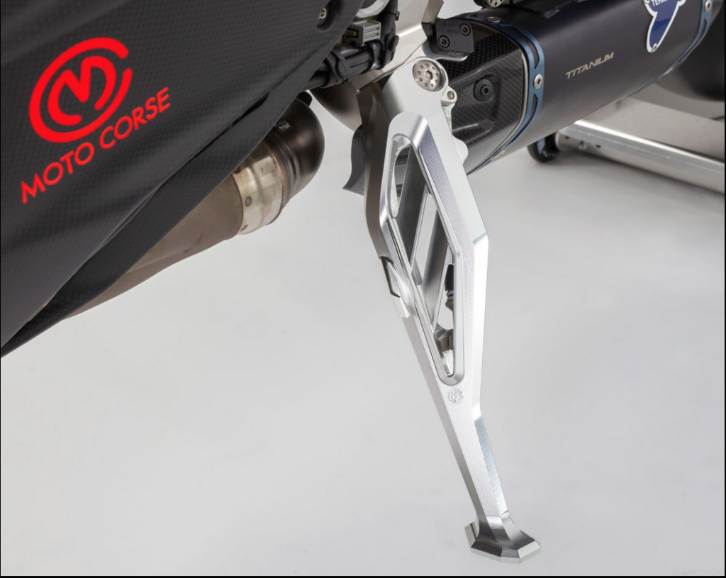 Aluminum Side Stand Panigale V4 By Moto Corse - GP Racing