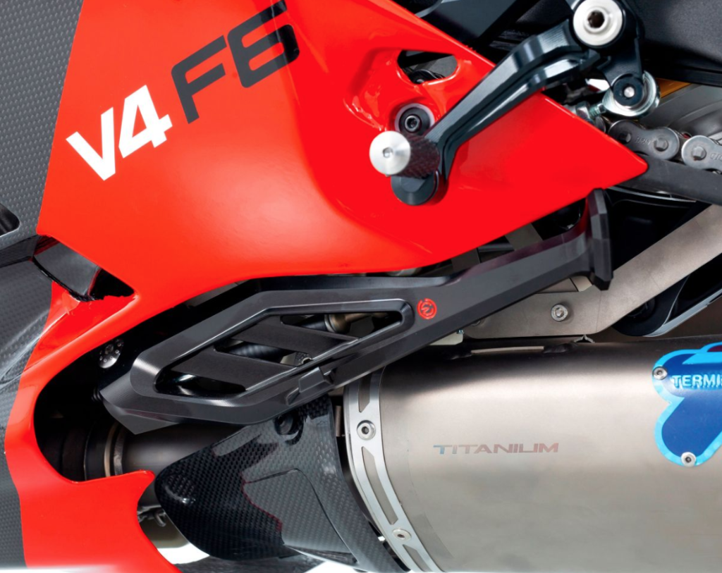 Aluminum Side Stand Panigale V4 By Moto Corse - GP Racing