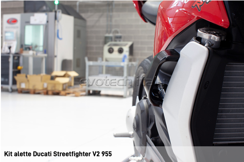 AERODYNAMIC WINGLETS FOR DUCATI STREETFIGHTER V2 955 - GP Racing