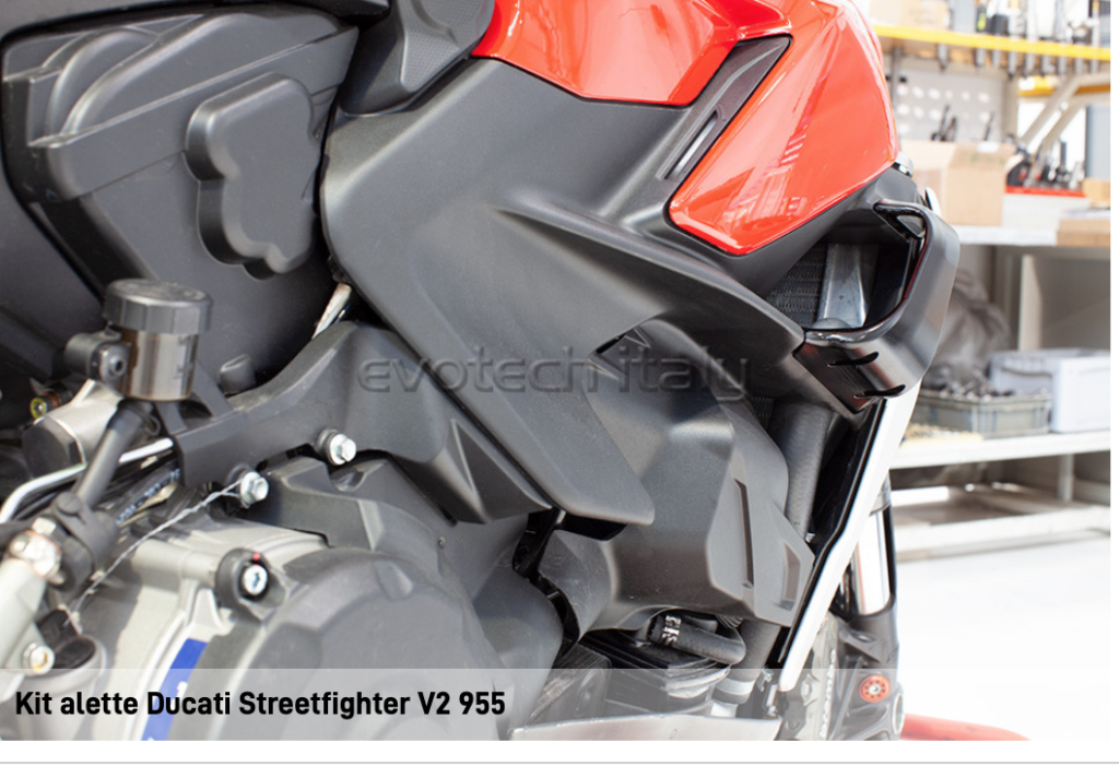 AERODYNAMIC WINGLETS FOR DUCATI STREETFIGHTER V2 955 - GP Racing